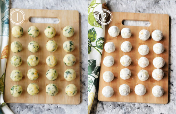 Cheesy Colcannon Balls